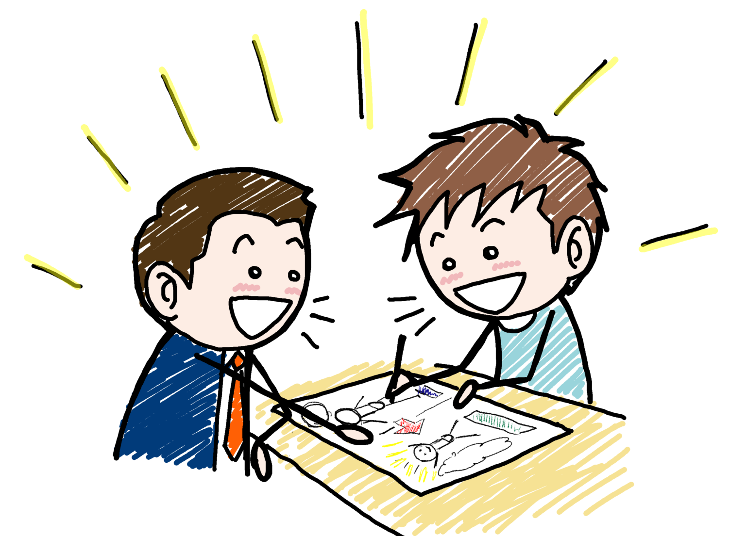 簡単なイラストを即興でササっと描く方法 | イラストで伝える・見せる・考える誰でも描けるイラストプレゼン研究所