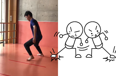 フィットネスフェスタで「大人の体力測定」 | イラストで伝える・見せる・考える誰でも描けるイラストプレゼン研究所