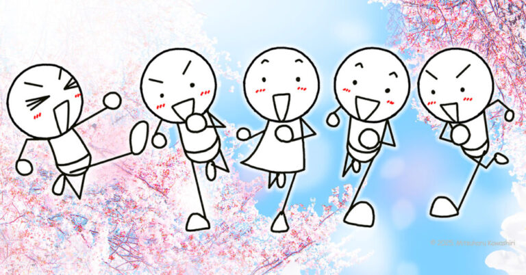 Stickman running away | イラストで伝える・見せる・考える誰でも描けるイラストプレゼン研究所